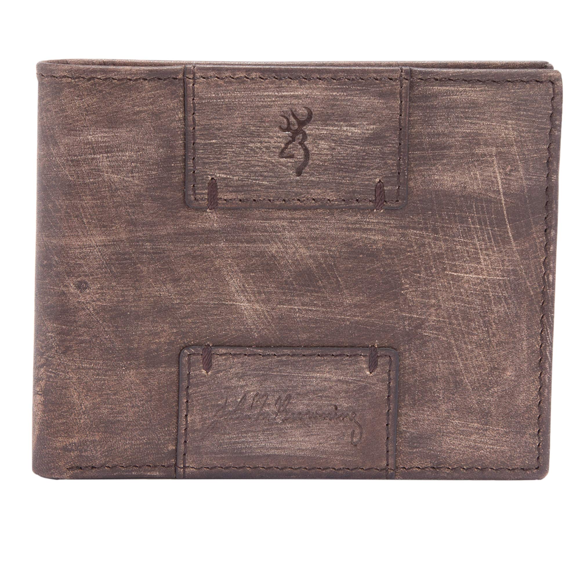 Browning 2 side Wallet, Heritage, 4" x 3.5"