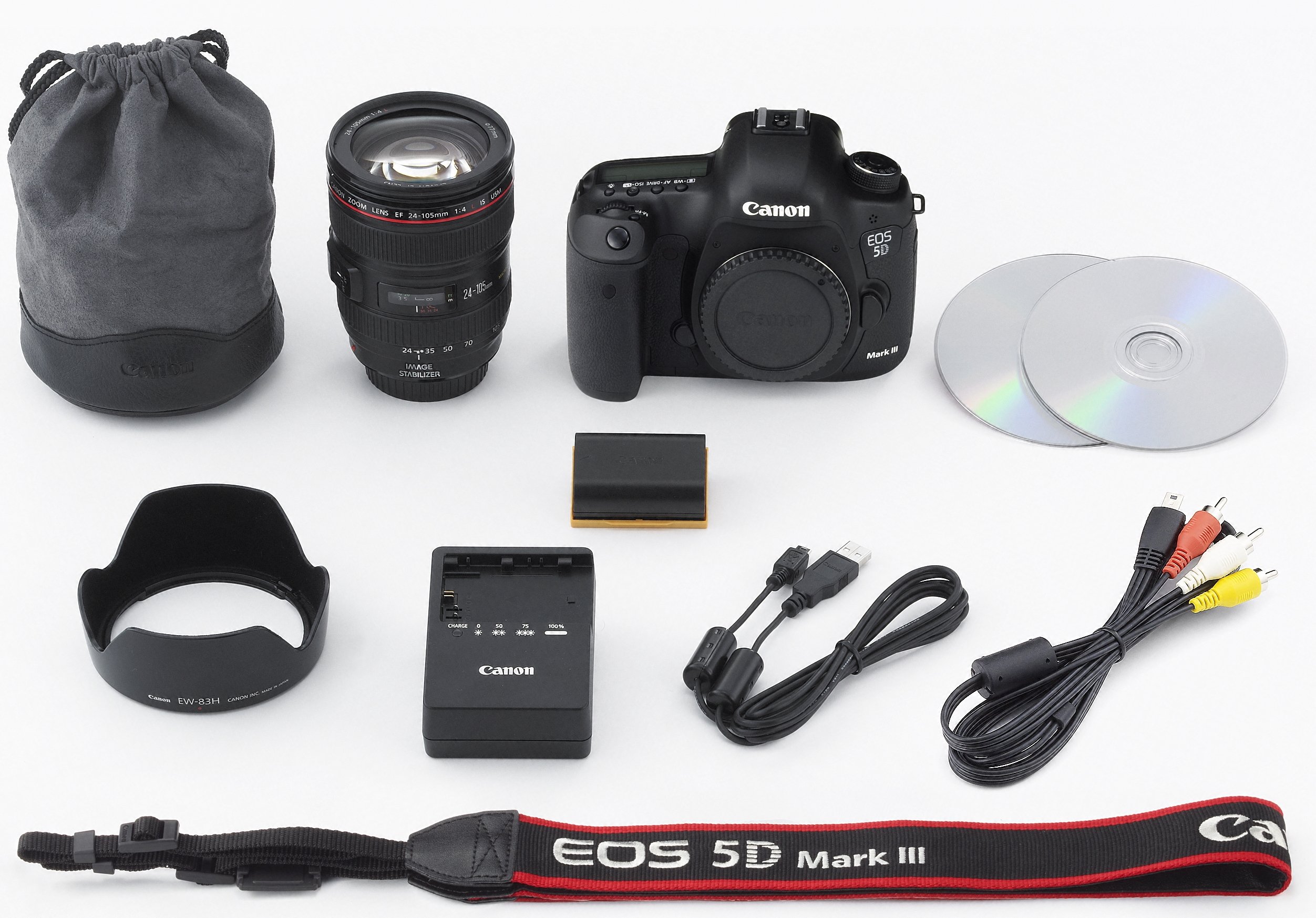 Canon Digital SLR Camera EOS 5D Mark III kit Lens EF24-105mm F4L is USM Comes EOS5DMK3LK