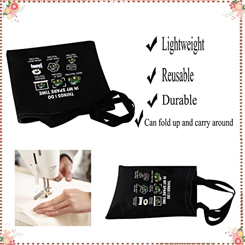 JYTAPP Funny Farm Tractor Gift Tractor Lover Gift Things I Do In My Spare Time Tractor Tote Bag Tractor Driver Gift