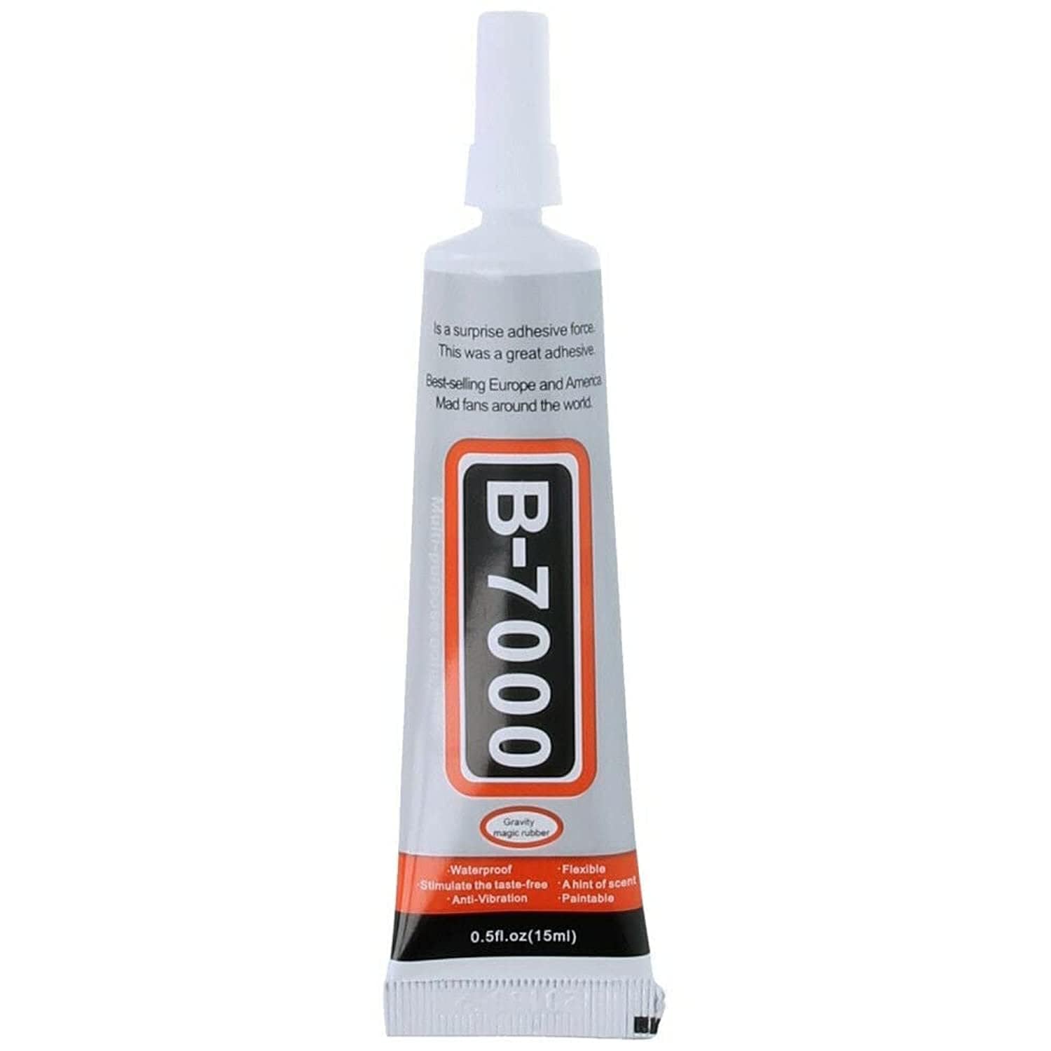 Cell4less Product Glue B-7000 Multipurpose High Grade Industrial Glue Semi Fluid Transparent (1PK-15ML)