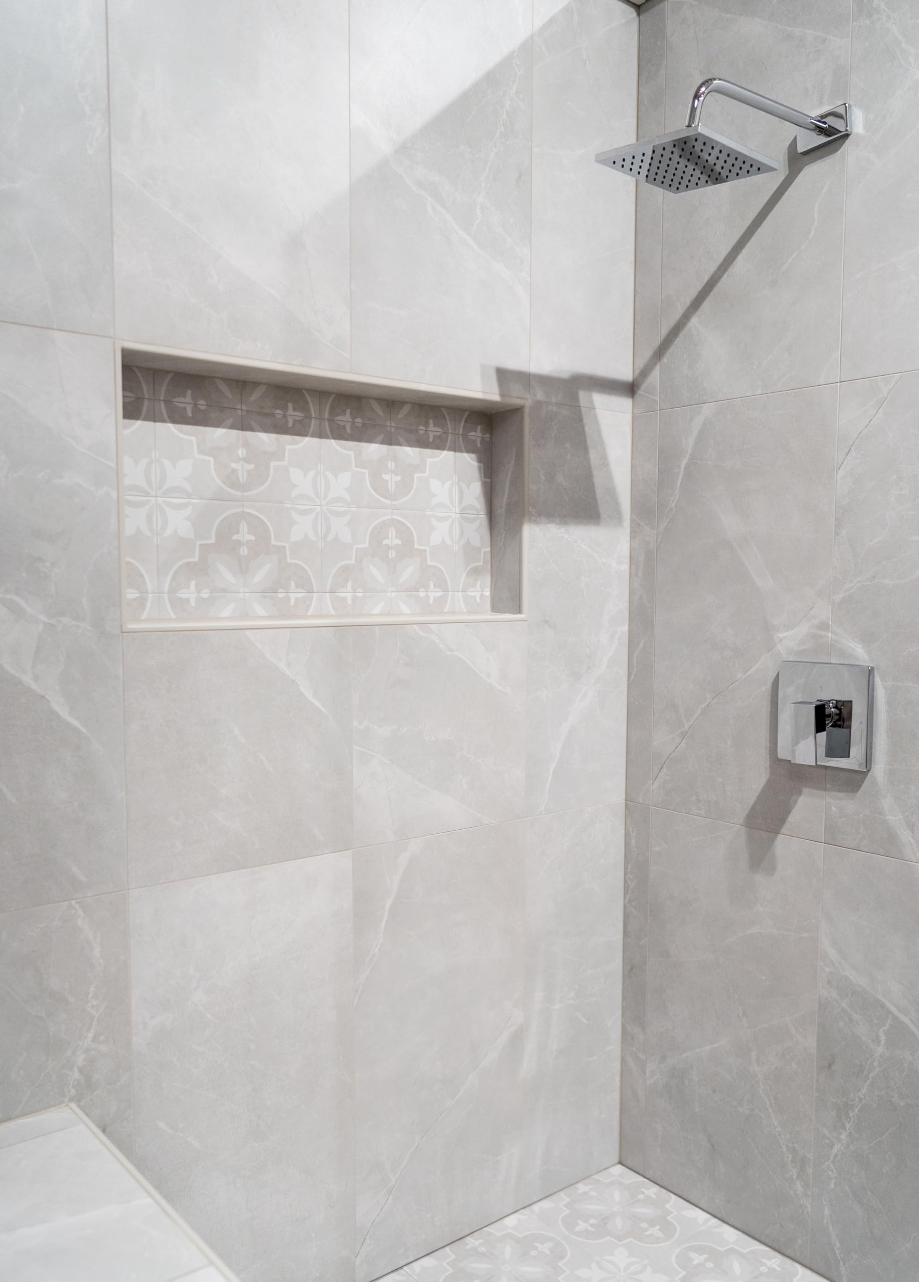 EZ-NICHES - USA - Ready for Tile Niche Preformed Bathroom Recess It Shower Shampoo Shelf (16" X 32")