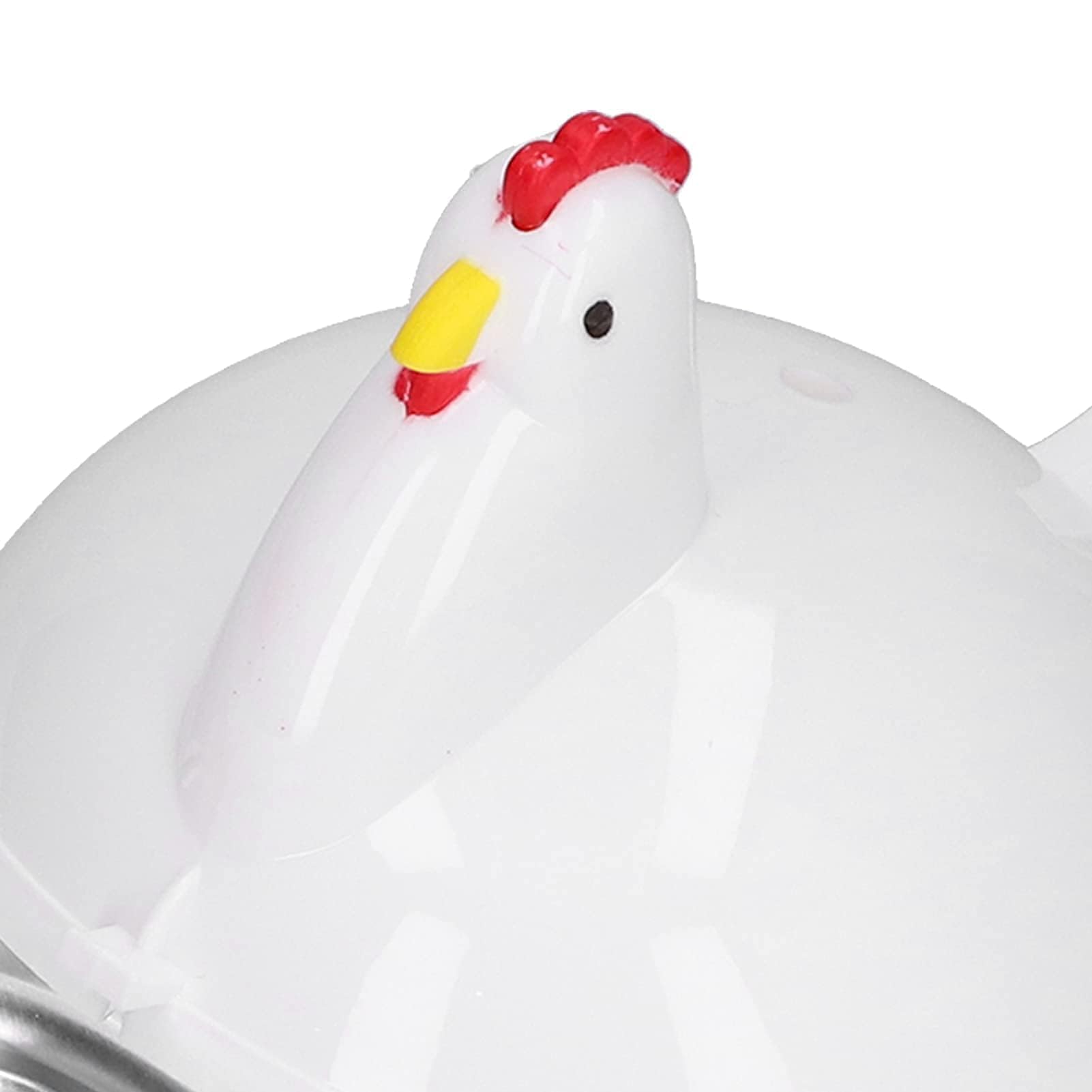 Egg Cooker, Microwave Hardboiled Egg Maker 4 Egg Egg Boiler Steamer Chicken Shape Egg Poacher Egg Poacher Egg Cooker Microwave