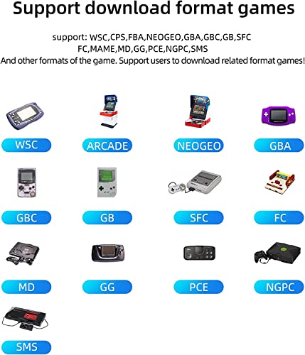 Miyoo Mini Plus Retro Handheld Game Console,Retro Game Emulator Console for Adults and Children,3.5" IPS Screen,64GB TF Card 10,000+ Games,Portable Rechargeable Open Source,Support WiFi (Black)