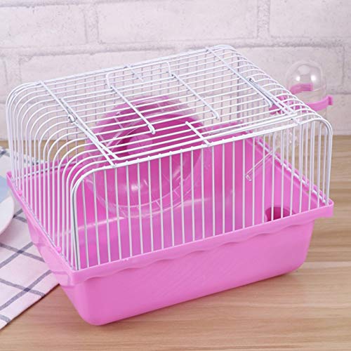 MJWDP Hamster Cage Travel Carry Rat Cage Small Pets Supplies Hamster Toy Accessories
