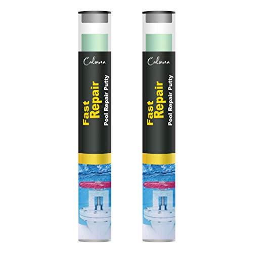 Calvana (2-Pack) 4-oz All Purpose Epoxy Putty Stick | Pool Patch, Pool Bounding Kit β A Quick and Permanent Repair Solution for Pool Light, Pool Tile, Skimmer, and Plumbing leaks β Work Like Magic