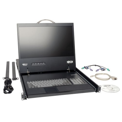 Tripp Lite B070-016-19 16 Port NetCommander Console Cat5 KVM Switch with 19" LCD