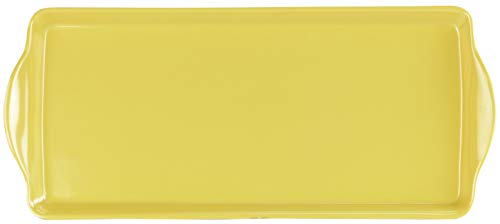 Calypso Basics, Sandwich Melamine Tidbit Tray, Lemon