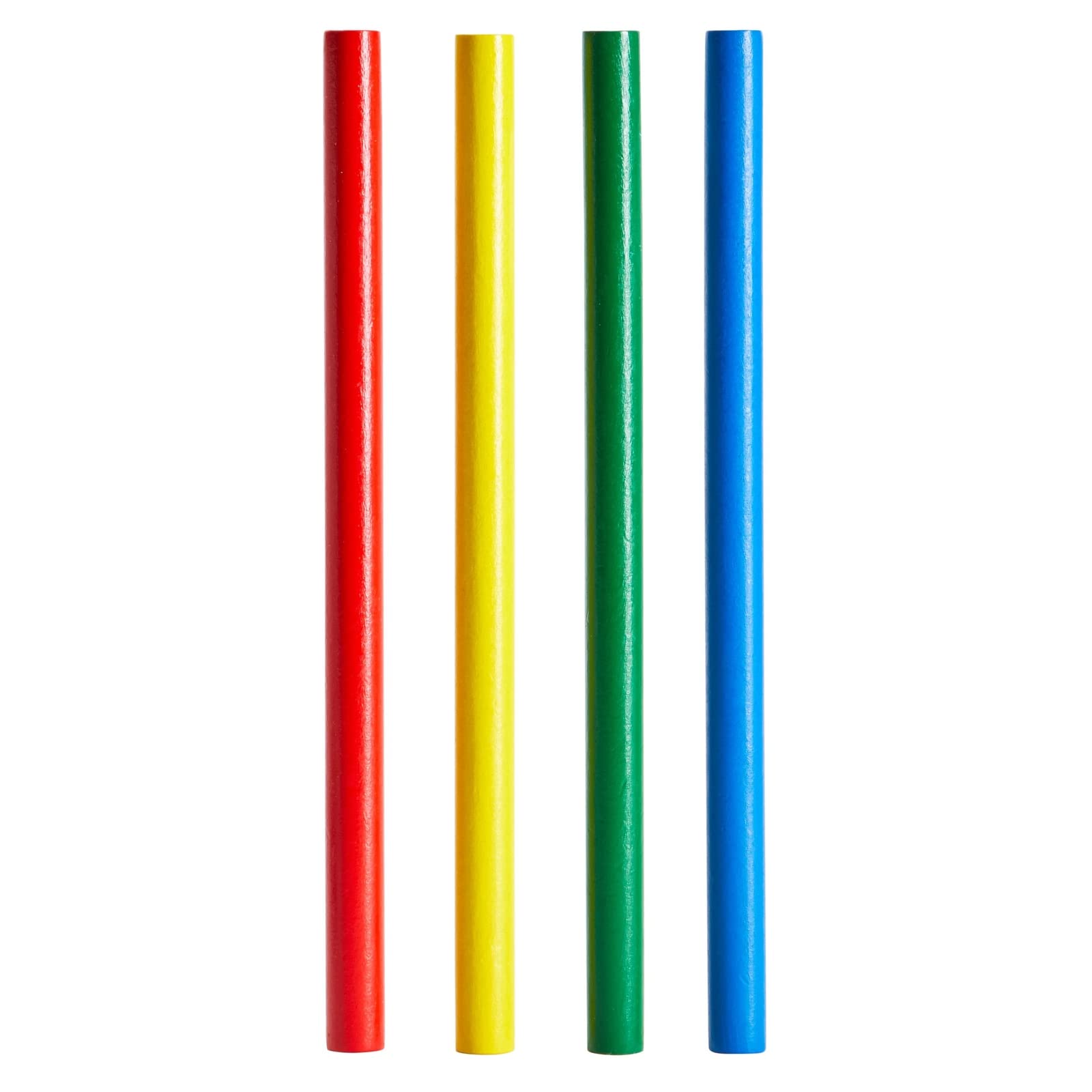 Juvale 24 Pack of Rhythm Sticks for Kids Bulk - 8 inches Wooden Lummi Sticks Music Toys - Classroom Preschool Percussion Instruments (4 Colors)