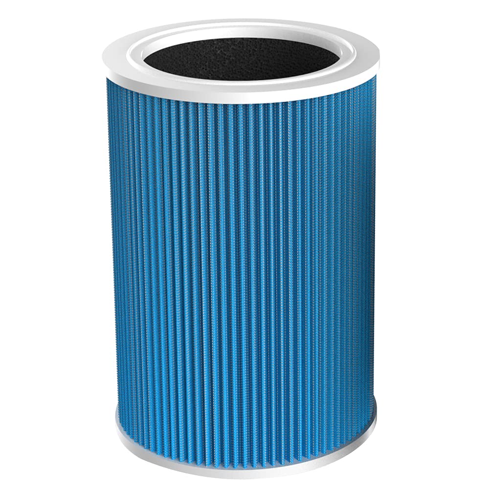 True HEPA Filter Replacement of Smile Air Home Large Room Air Purifier, CADR: 320m³/h, Dimension: Outer Diameter of 7.87 inch, Inner Diameter of 5.71 inch, Height of 11.54 inch