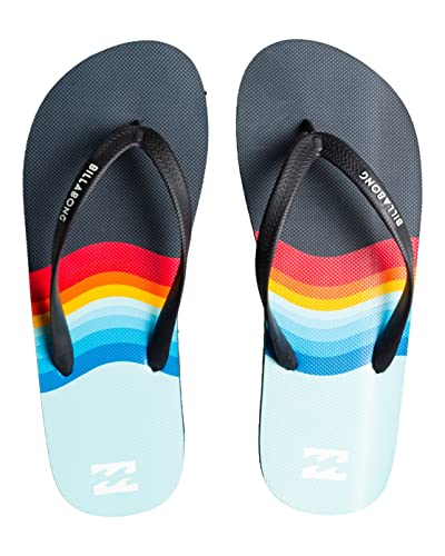Billabong Men's Open Toe Flip Flop ~ Tides T-Street Blue