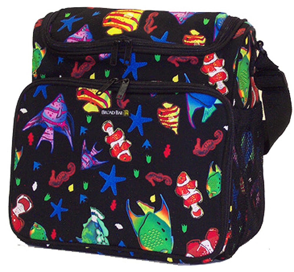 Tropical Fish Diaper Bag Deluxe Fish Theme Baby Bag - Loaded with Features & Pockets Gift For New Mom or Dad