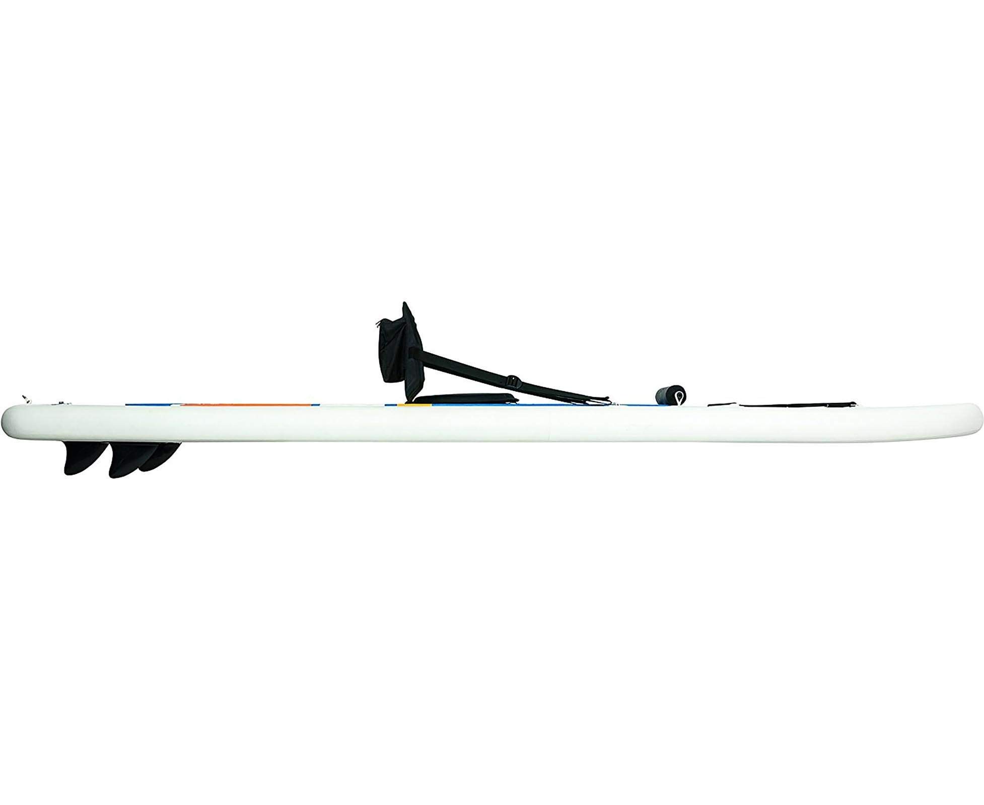 Bestway Hydro-Force White Cap 10 Foot Inflatable SUP Stand Up Paddle Board and Kayak w/Traction Pad, Backrest Seat, 3 Fins, and Aluminum Oar (2 Pack)