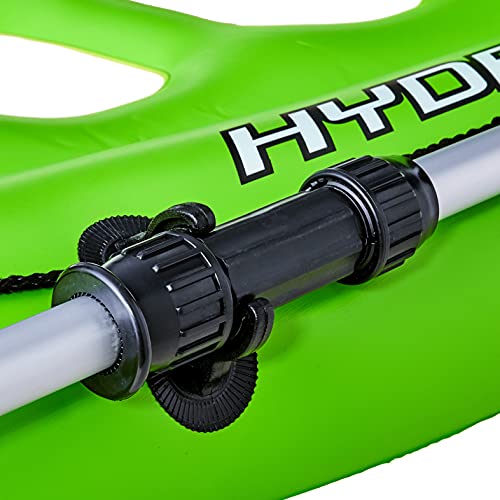Bestway Hydro-Force Koracle Inflatable Kayak Set, Includes Double-Sided Paddle, Built-In Oar Clasps, Fishing Rod Holders, & Storage Compartments, Convenient & Portable Kayak w/Hand Pump, Model: 65097E