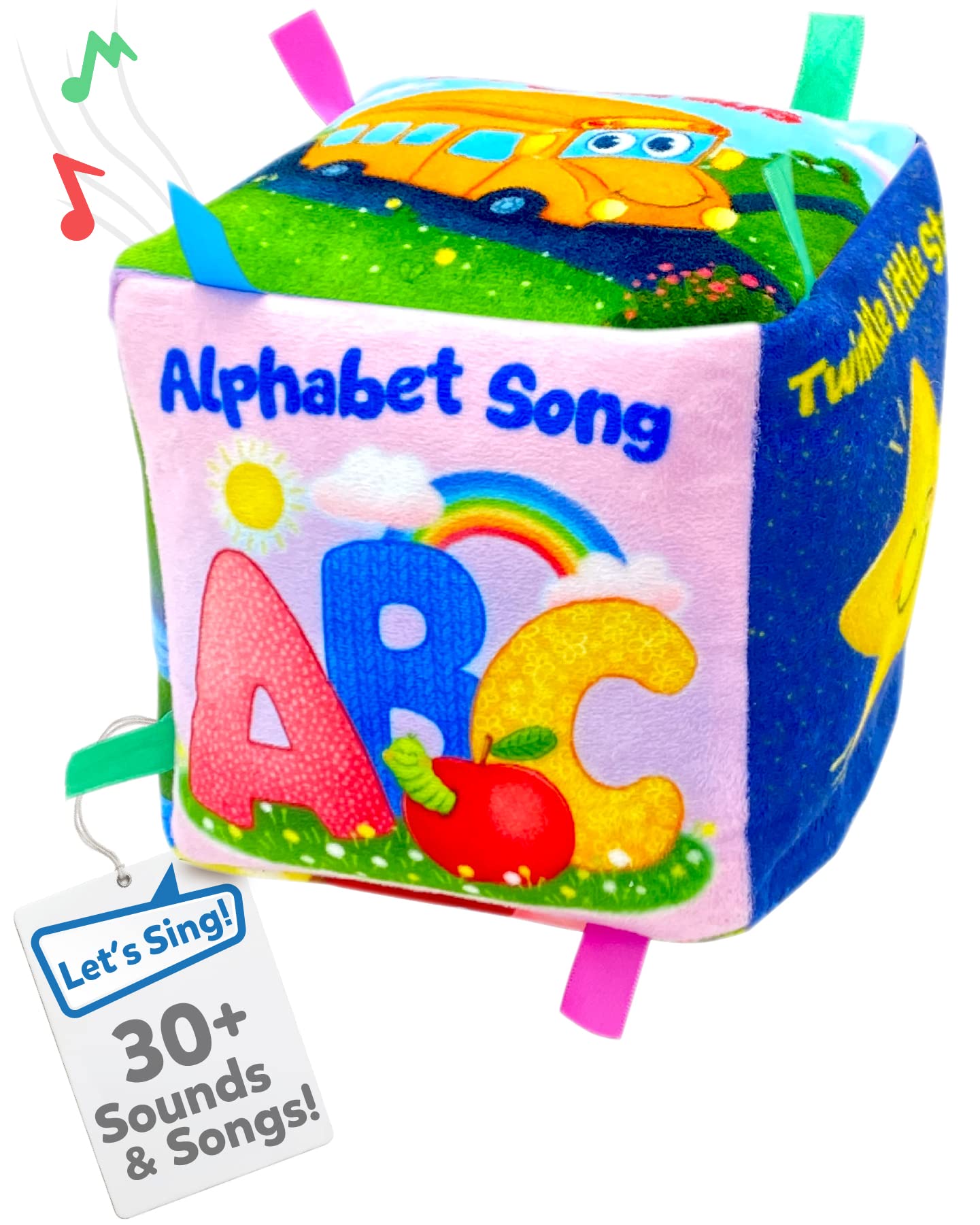 Move2Play Turn2Learn, Nursery Rhymes Sing-A-Long Cube, Gift for Babies 6-18 Months Old