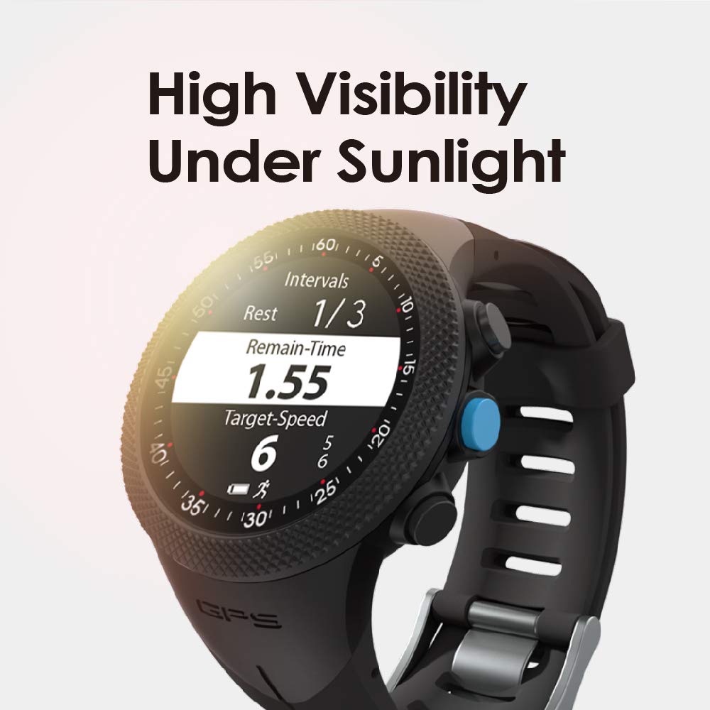 CANMORE TW-203 Multi-Sport GPS Golf Watch - 38,000+ Worldwide Golf Courses Preloaded - Activity Tracker for Running, Cycling, etc. - Knurled Metal Bezel and Rugged Design