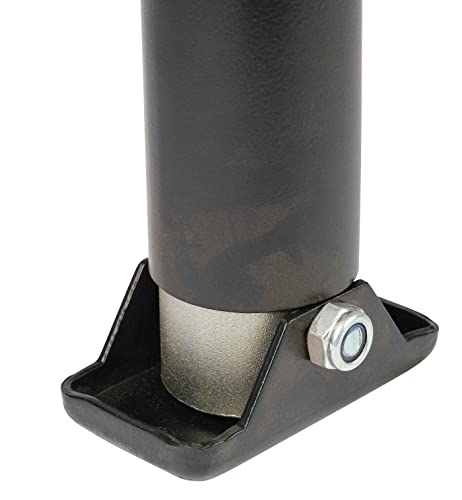 Mytee Products A Frame Trailer Jack - 2000 lbs Capacity, Black | Heavy-Duty Top Wind Tongue Jack - Ideal for RV, Utility, Boat & Marine Trailers