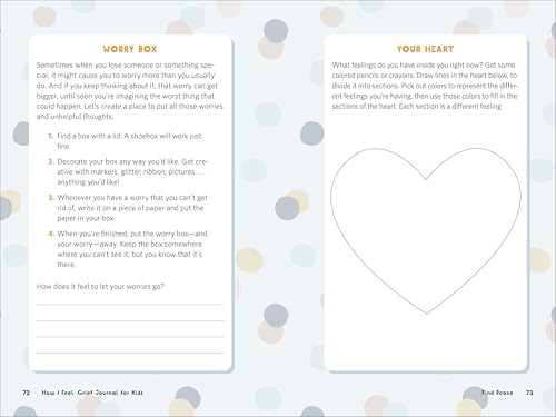 How I Feel: Grief Journal for Kids: Guided Prompts to Explore Your Feelings and Find Peace
