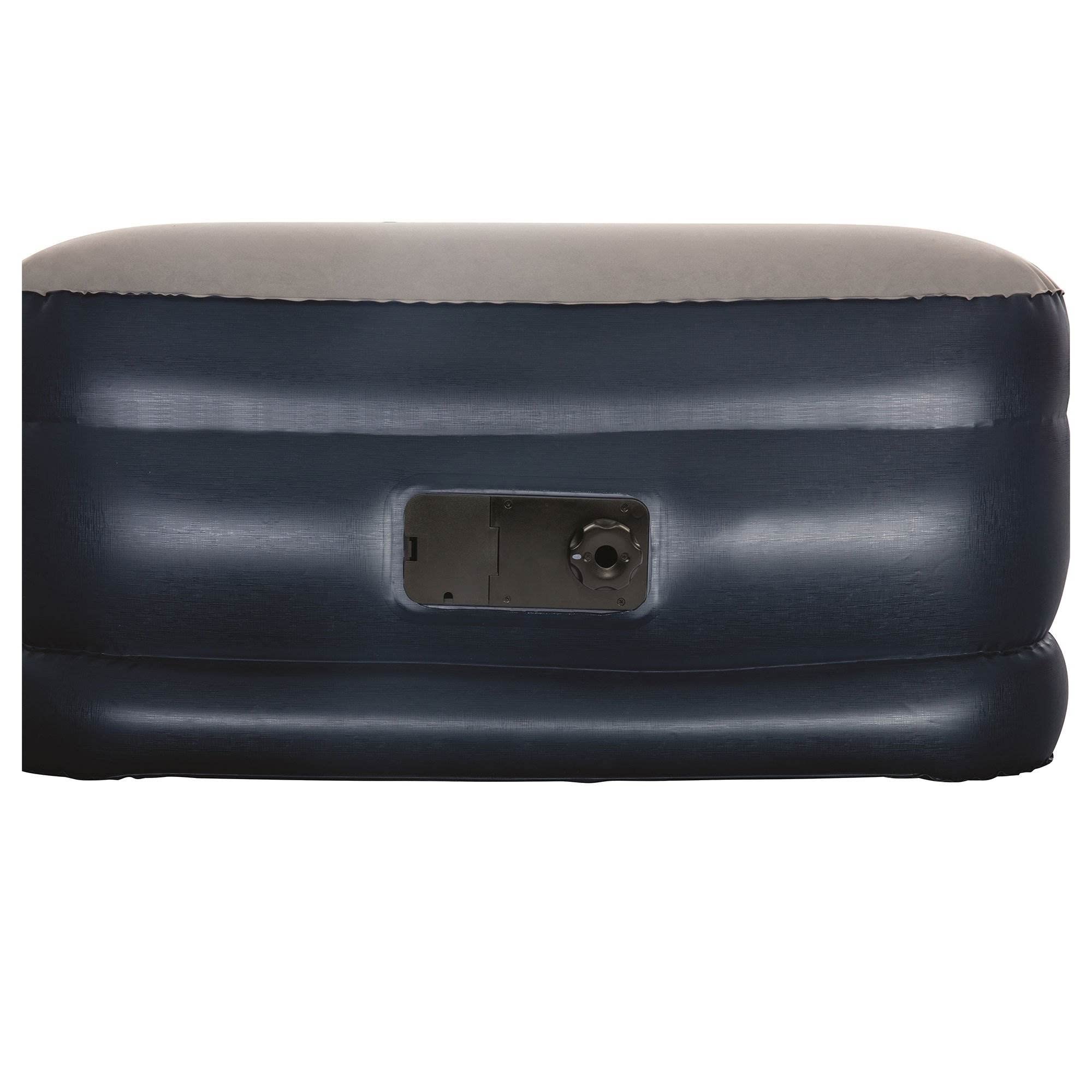 Bestway Tritech Inflatable Air Mattress 18 Inch Twin-Sized Bed with Built-in Air Pump, Storage Bag, and Repair Patch for a Single Person