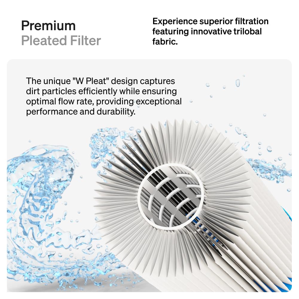 Cold Plunge Filter 20 Micron 5" x 2.5" Water Filter Replacement Cartridge (8-Pack) Compatible with Any Cold Plunge System Ice Pod Filter Ice Bath Filter - Sediment Reduction, Whole House Filtration