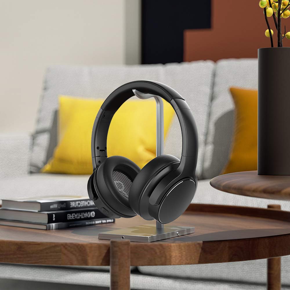 BEJOY Active Noise Cancelling Headphones, Bluetooth 5.0 with CVC Dual-Mic Noice Reduction, 40mm HiFi Drivers with 30H Play Time, Fitting Protein Ear Pads and Headband for Commuting and Travel