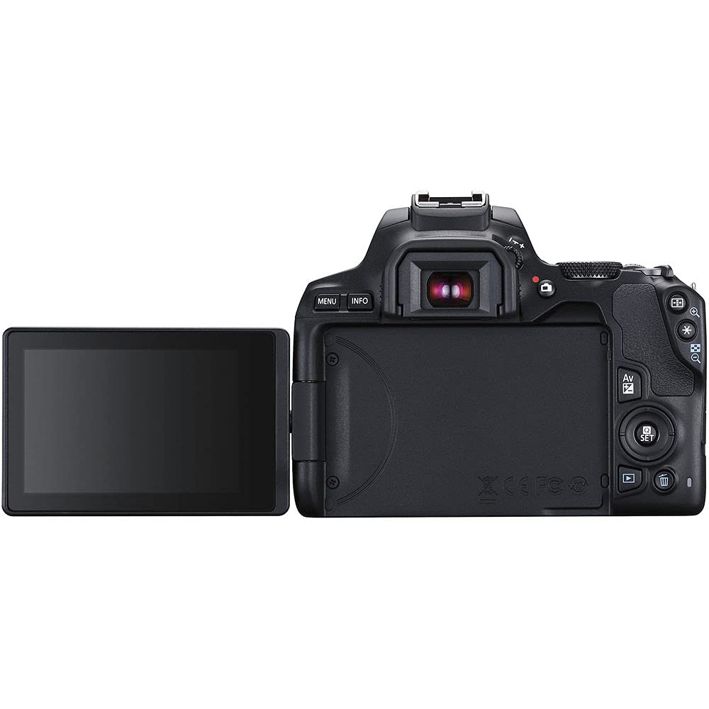 Canon EOS Rebel SL3 DSLR Camera (Black, Body Only) (3453C001) + EOS Bag + Sandisk Ultra 64GB Card + Clean and Care Kit (Renewed)