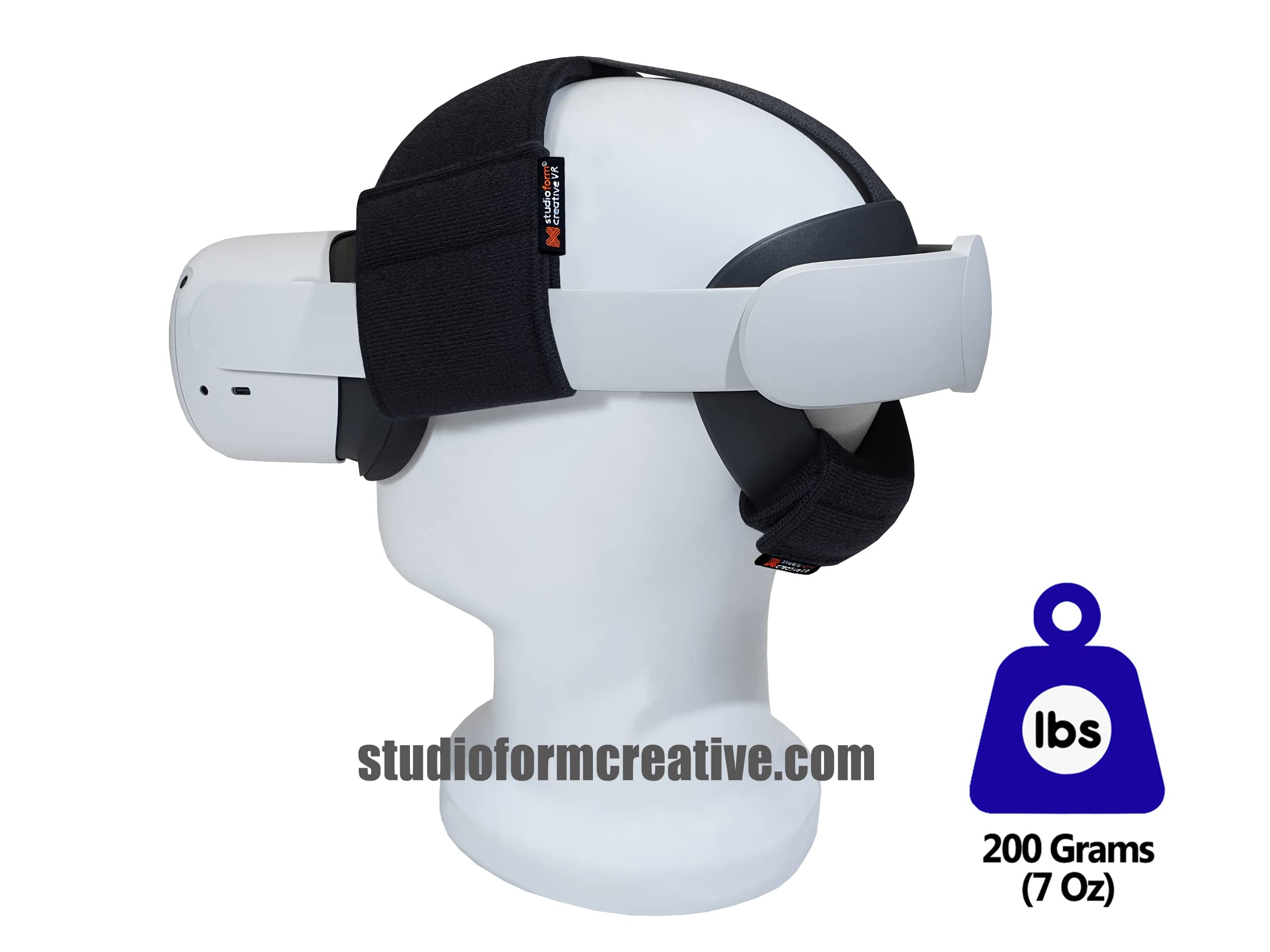 Oculus Quest 2 Elite Strap Counter Balance Comfort Kit 200 gram (7 Oz) Studioform VR