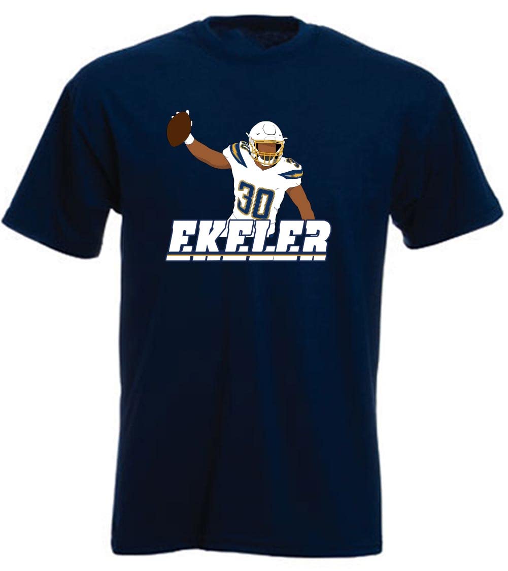 Chargers Ekeler Pic T-Shirt Adult Blue