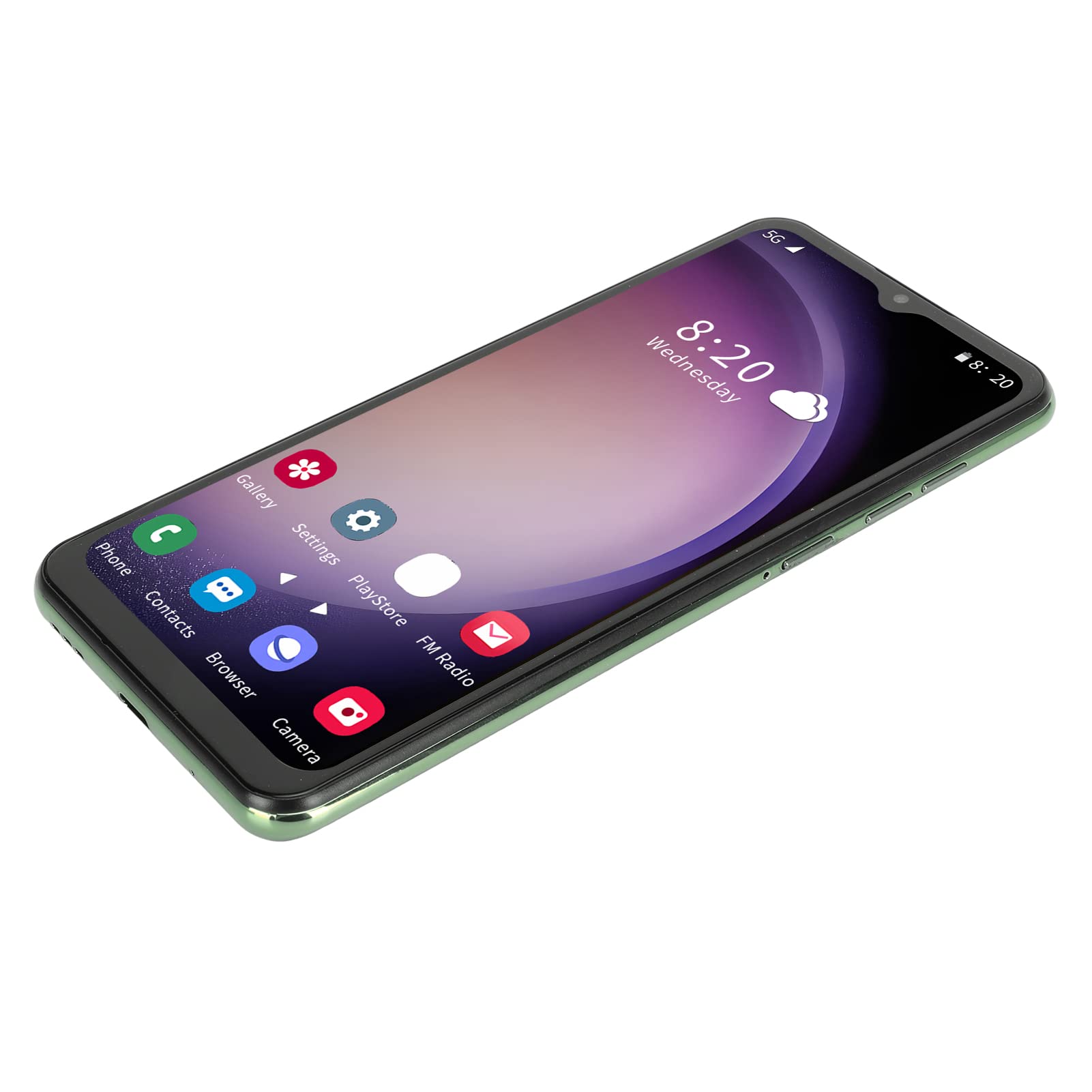 BROLEO Unlocked Smartphones, 3 Card Slot IPS HD Screen Cell Phone Dual SIM Dual Standby for Travel (US Plug)
