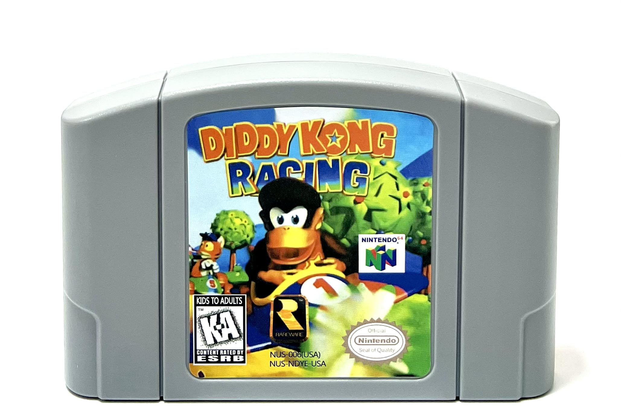 N64 Video Gamess Diddy Kong Racing N64 USA Version Gray Game Card For USA NTSC Game Player Game Cartridge