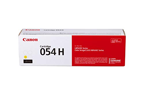 Canon Genuine 054 Complete 4-Color High Yield Toner Cartridge Set (CRG054HYCMYK)