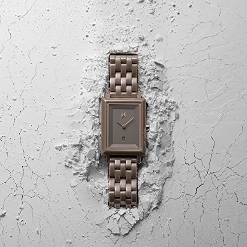MVMT Signature Square Ceramic Women's Cashmere Taupe Analog Watch