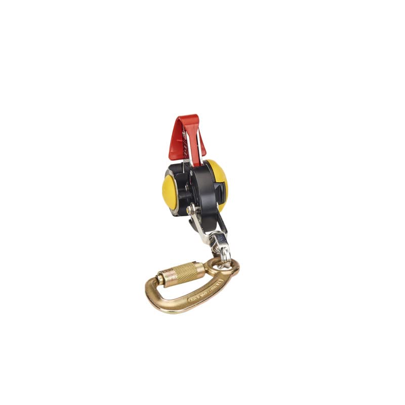 MSA 3104L-00 Latchways Attachment Device for Vertical Ladder Lifeline Kit, Harness to Cable System Connection, for Hands-Free Operation, Fixed Ladder Fall Protection, ANSI