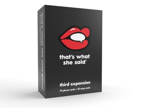That's What She Said Game - Third Expansion