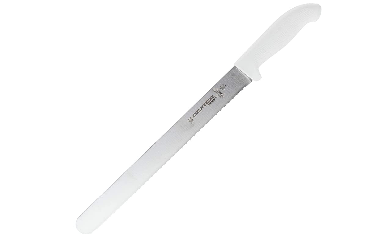 Dexter Russell SG140-12SC-PCP SofGrip 12" Scalloped Roast Slicer