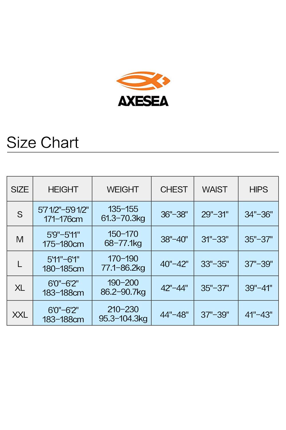 AXESEA Men's Wetsuit Top Long Sleeve 2mm Neoprene Surf Jacket Front Zipper Diving Suit for Swimming,Snorkeling,Scuba Diving,Surfing