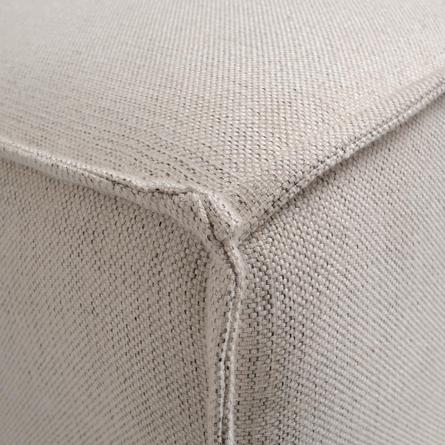 Flash Furniture Bridgetown Fabric Right Chair Module for Sectional Sofa, Customizable Modular Couch Right Seat with Arm Rest, Cream