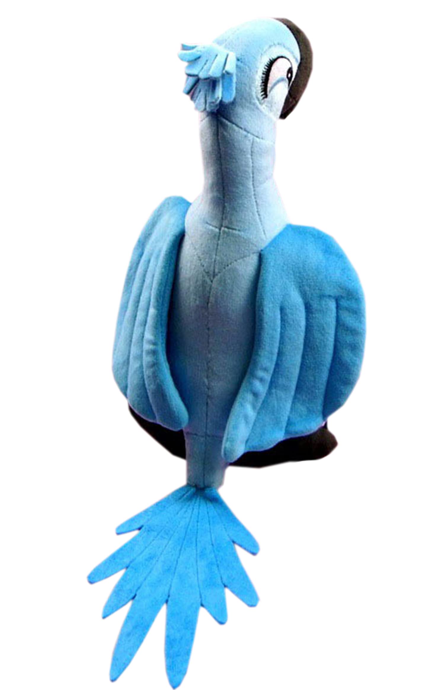 Muaquata Blue Parrot with Flower Stuffed Animal Plush Toy (Blue Parrot with Flower)
