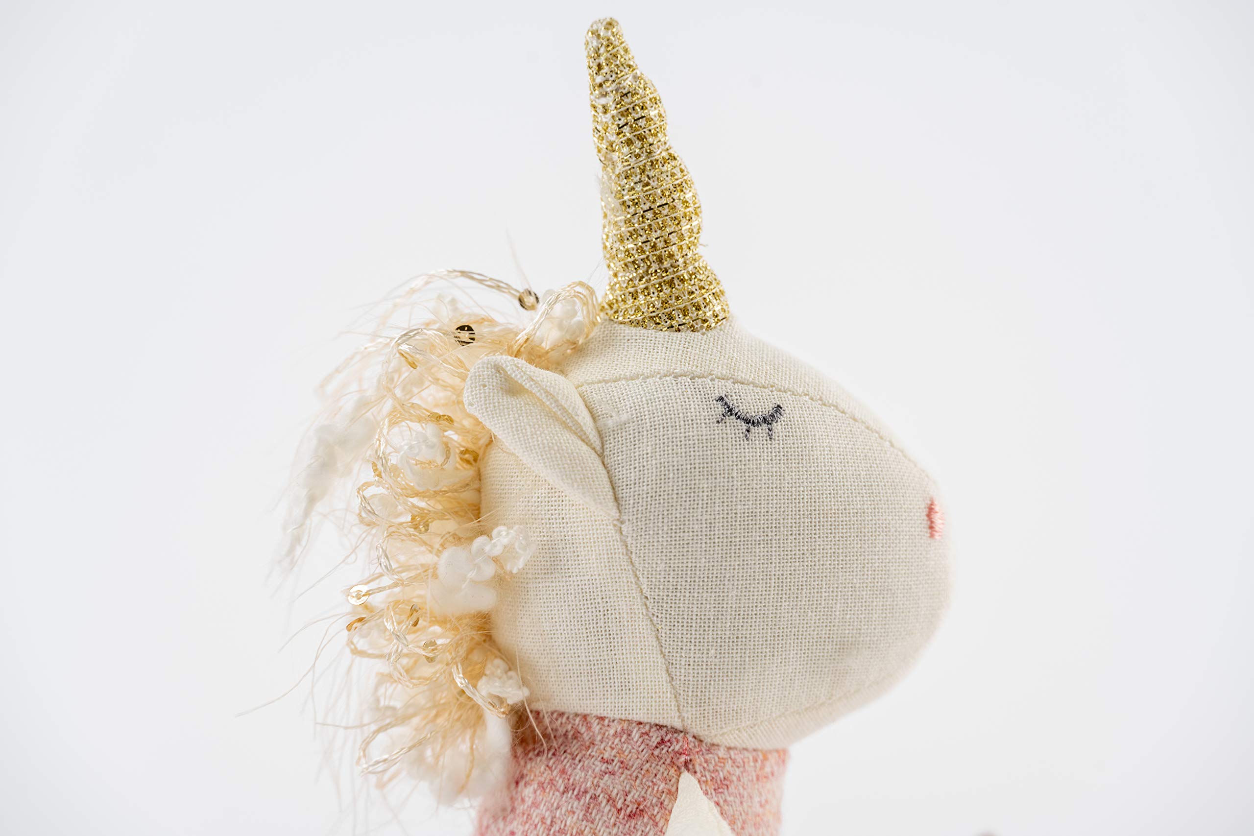 Mud Pie Unicorn Tooth Fairy Pink One Size