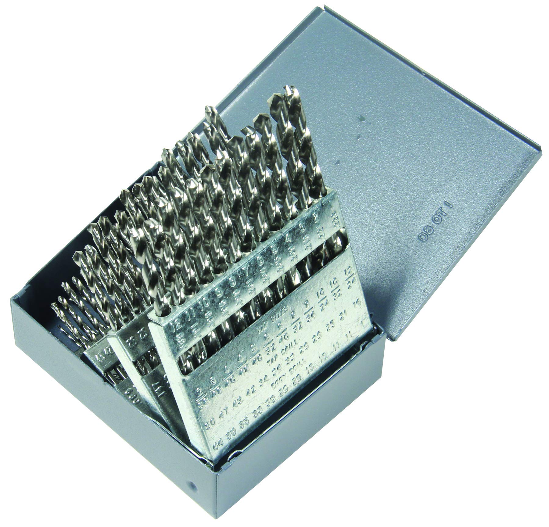 Viking Drill and Tool by Norseman 43540 Type 240-B Bright Finish 118 Degree HSS Drill Bit Set (60 Piece)