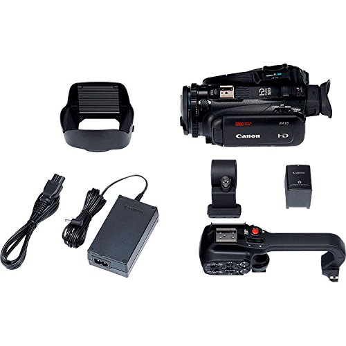 Canon XA11 Compact Full HD Camcorder with HDMI and Composite Output (PAL) Essential Bundle with Extreme 32GB SD, Memory Card Reader, Gadget Bag, Blower, Microfiber Cloth and Cleaning Kit
