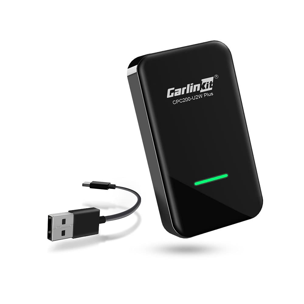 Carlinkit 2023 3.0 Wireless CarPlay Dongle Adapter U2W (Type C Design) for Factory Wired CarPlay Cars, Wireless CarPlay Adapter for iOS Version, Fit for Car from 2024