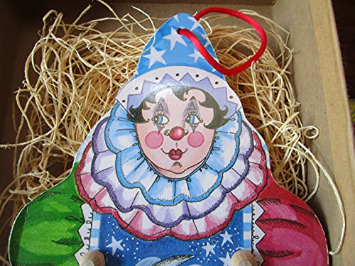 Vintage Terrie Floyd Jumping Jack in Box 17" Tall Laughing Moon Limited ed.1200/10,000