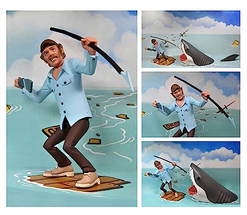 NECA - Jaws Toony Terrors Jaws & Quint 6 Action Figure 2Pk