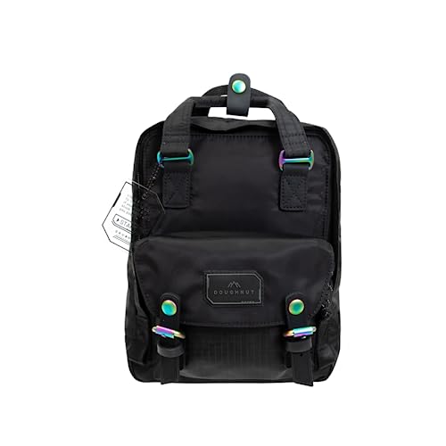 Doughnut Travel Backpack for Women 7L Work Casual Water Repellent Fashion Bag(GS BLACK)