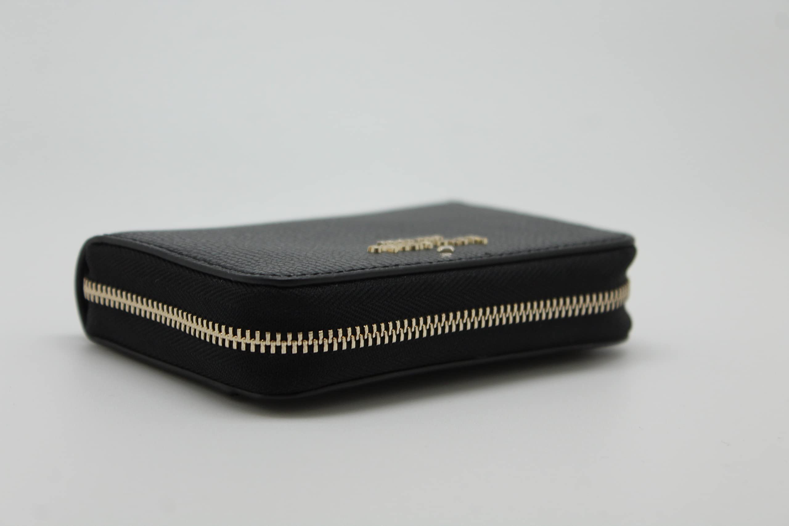 Kate Spade Darcy Small Zip Leather Credit Card Wallet Black