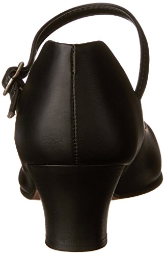 Capezio Women's Jr. Footlight Character Shoe,Black,6.5 M US