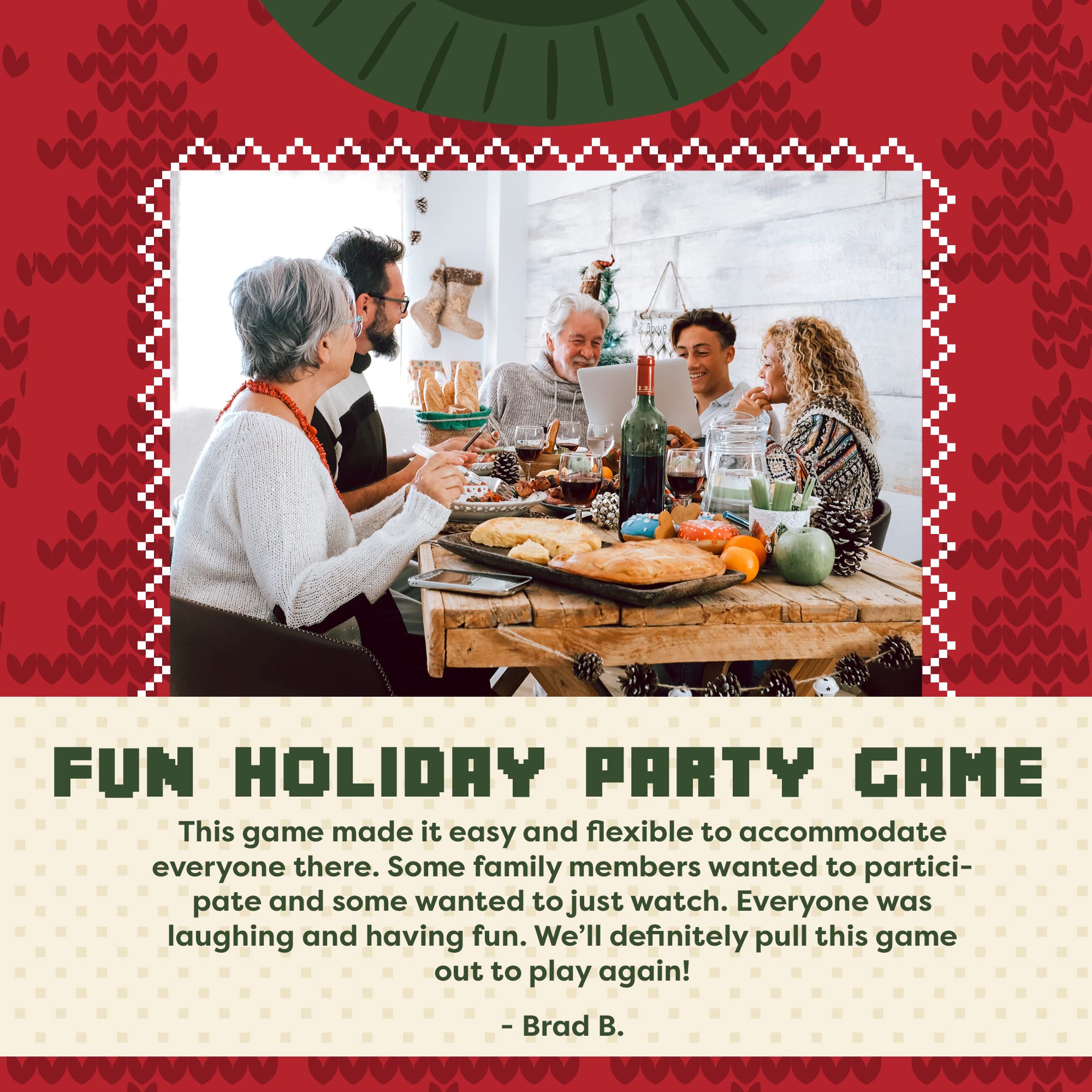 Murder at The Office Ugly Sweater Party | Holiday Murder Mystery Game | Office Party Game | Flexible 4-20+ Players | New Print-Friendly Downloadable Files