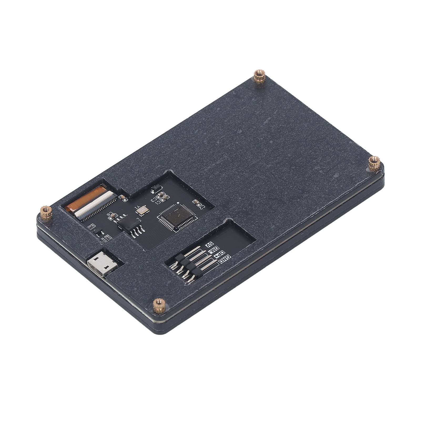 Computer RAM Monitor, Customizable USB Mini Screen Adjustable Brightness Energy Saving Mini Size 3.5in Eye Protection Multifunctional for Home (with Elbow Line Motherboard Line)
