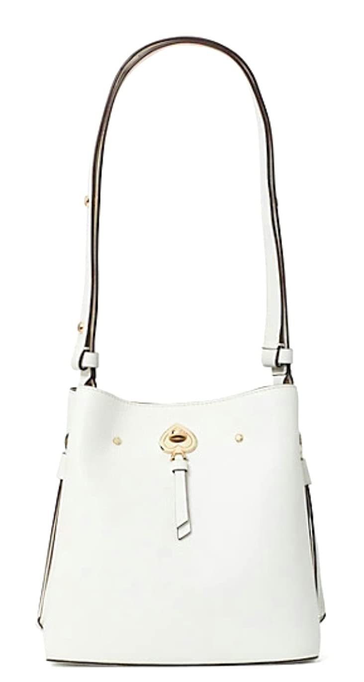 Kate Spade Marti Small Bucket Shoulder Tote Bag White Dove Leather WKRU7063