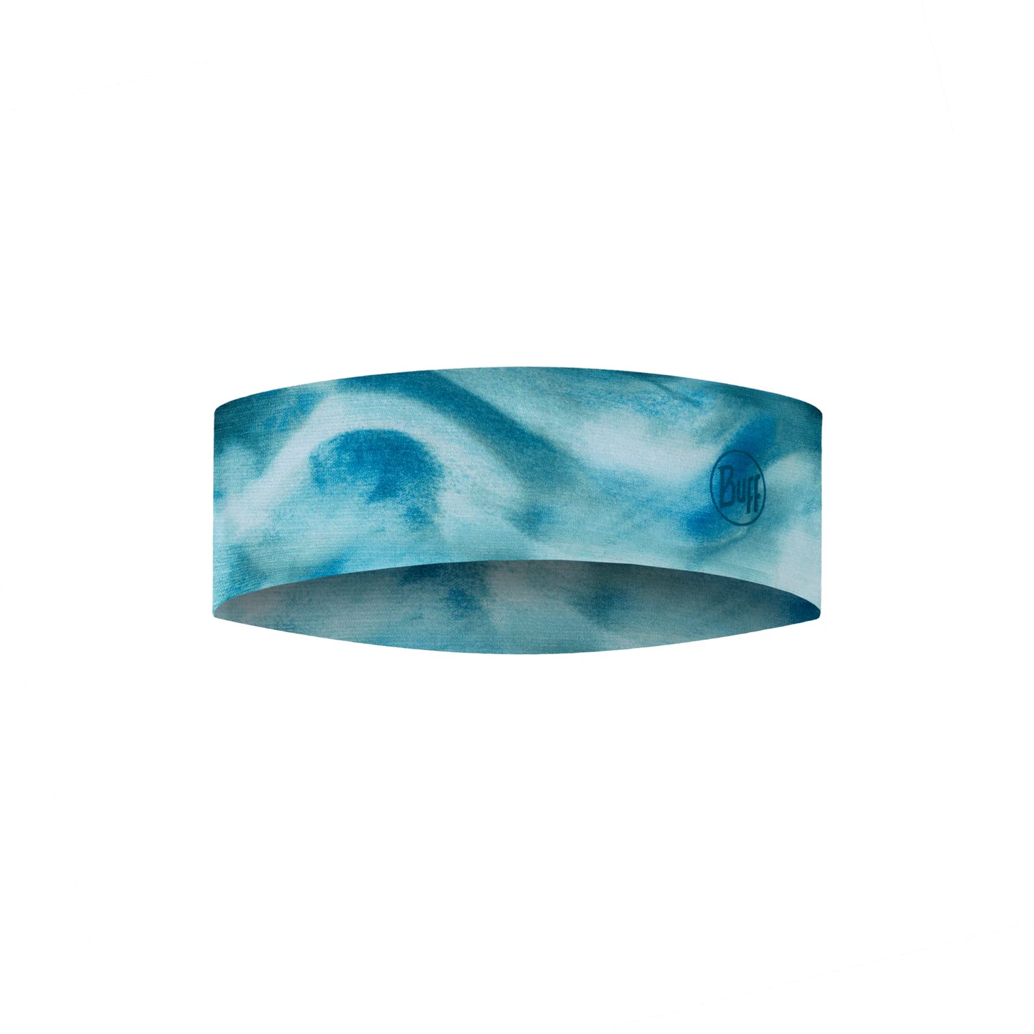 Buff Adults Coolnet UV Slim Running Moisture Wicking Headband - Pool, Blue